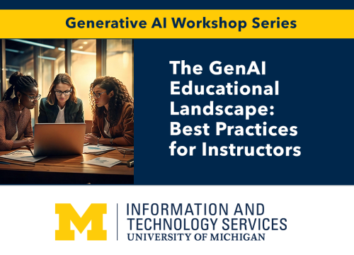 (Expired) The GenAI Educational Landscape: Best Practices for ...