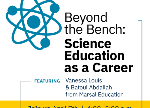 (Expired) Beyond the Bench: Science Education as a Career | Happening ...