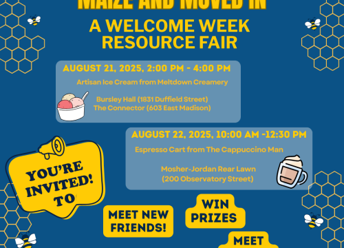 (Expired) Maize and Moved In: A Welcome Week Resource Fair | Happening ...
