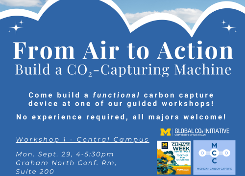 From Air to Action: Build a CO2-Capturing Machine | Happening @ Michigan