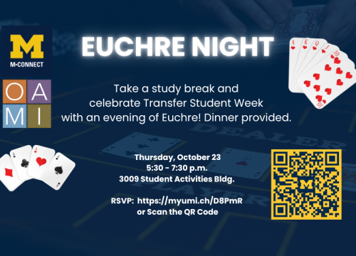 (Expired) Transfer Student Week: M-Connect Euchre Night | Happening ...