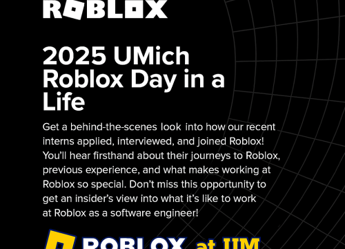 (Expired) 2025 UMich: Roblox Day in the Life (Oct 29 @ 6pm Official ...
