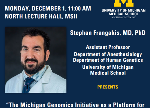 (Expired) Human Genetics Research Seminar Series | Happening @ Michigan