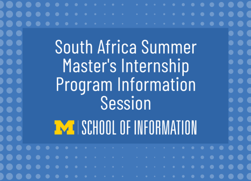 (Expired) South Africa Summer Master's Internship Program Information ...