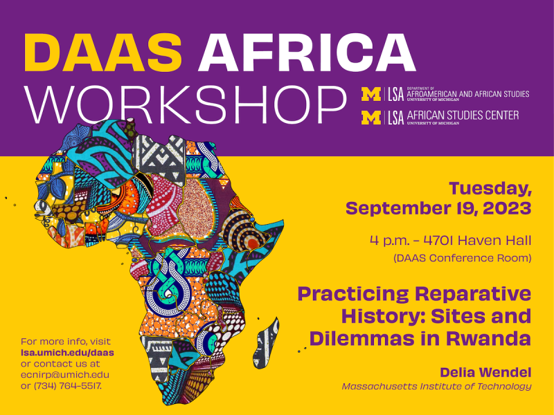DAAS Africa Workshop | Happening @ Michigan